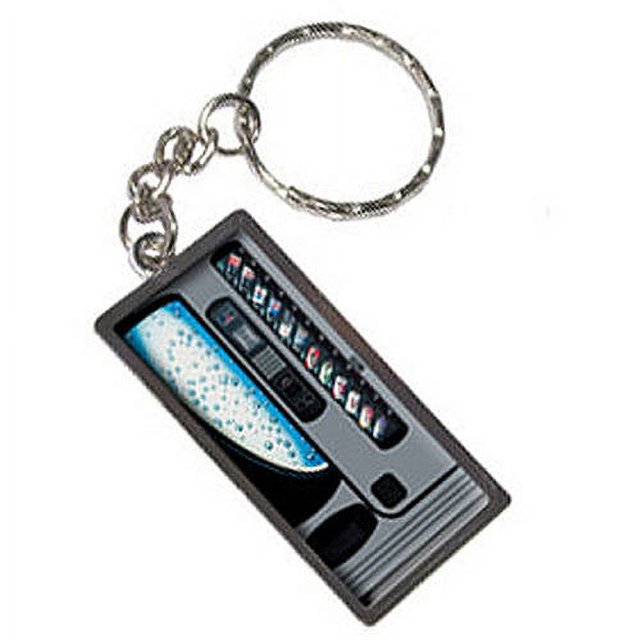 Soda Pop Vending Machine Keychain Key Chain Ring - Walmart.com