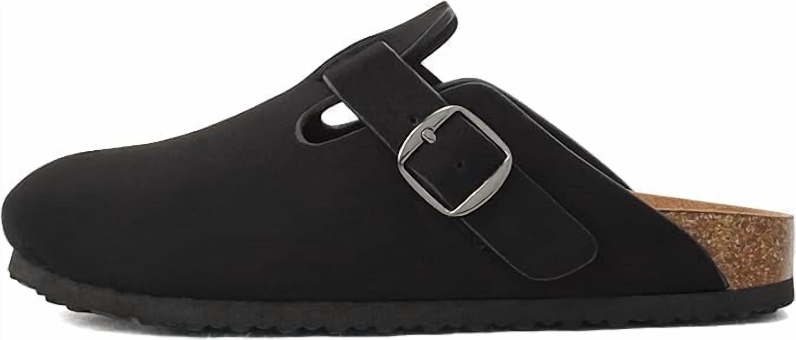 Soda Regis Women Round Toe Buckle Strap Slip-On Flatform Clog - Walmart.com