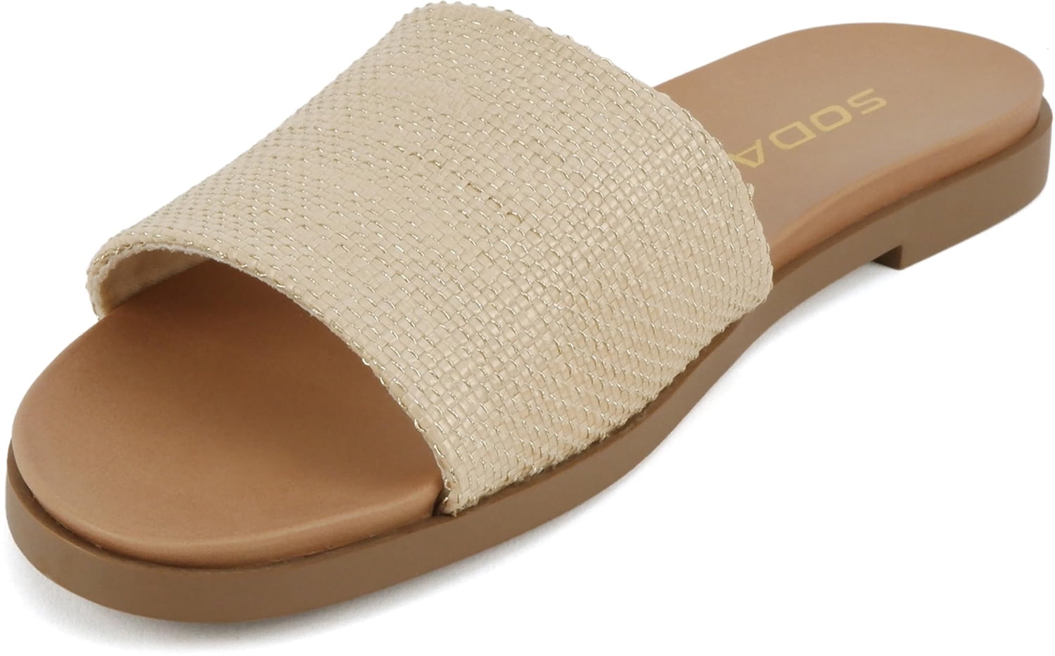 Soda Shoes Women Flip Flops Basic Plain Slides Slip On Sandals Casual ...