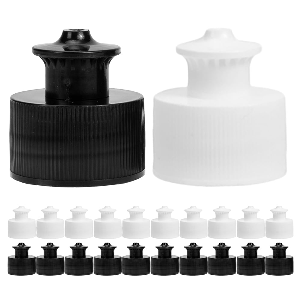Soda Water Bottle Caps,40Push Pull Bottle Tops Push Pull Water Bottle ...