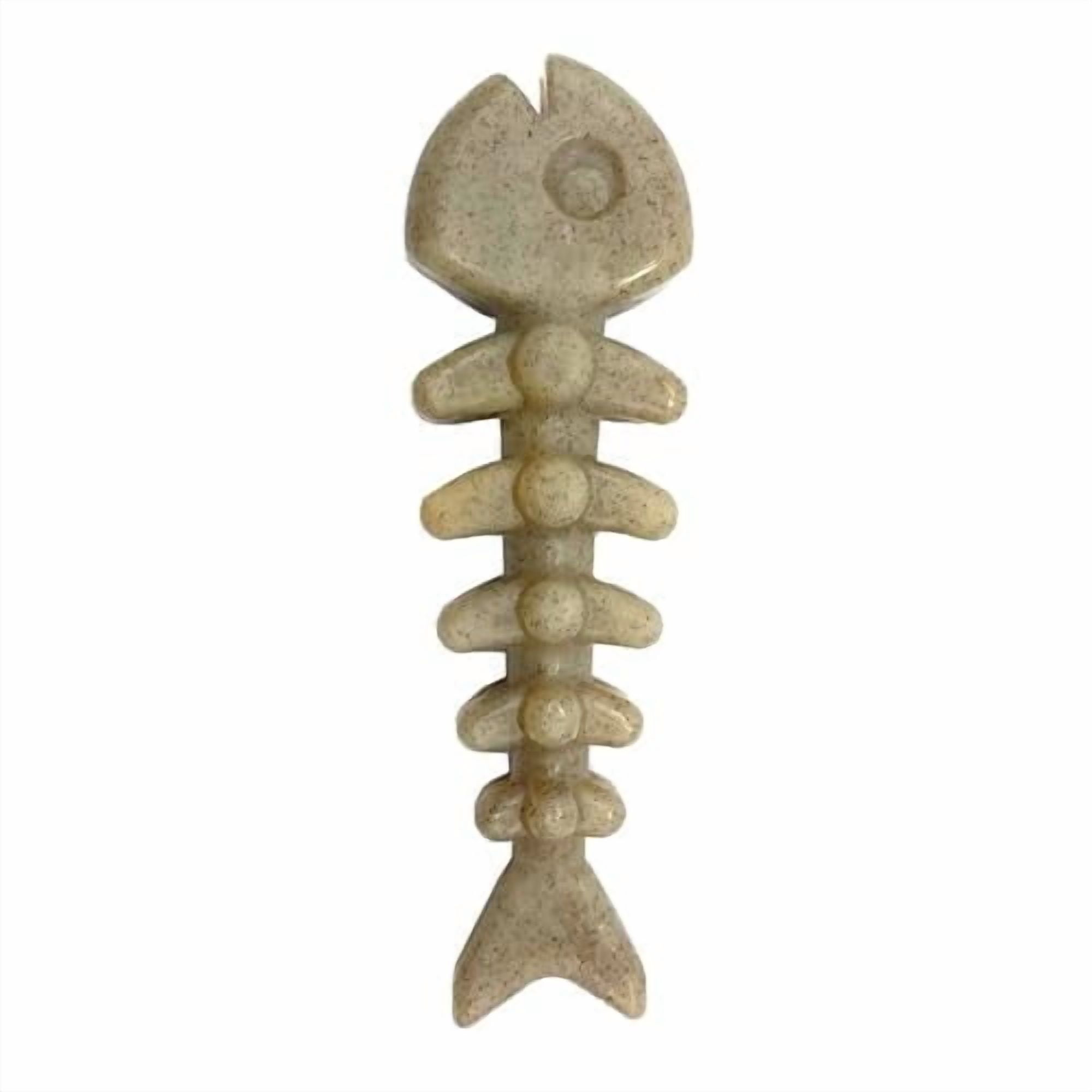 SodaPup Fish Bone - Durable Dog Chew Toy Made in USA from Non-Toxic ...