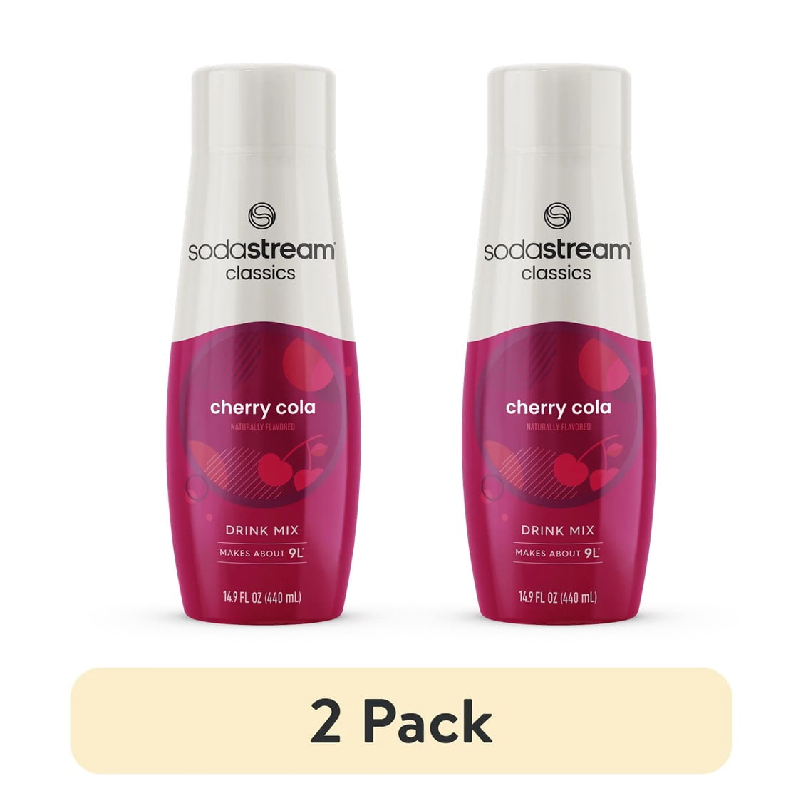 SodaStream Cherry Cola Mix, 14.8 fl oz. (Pack of 2) - Walmart.com