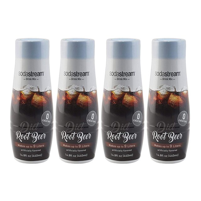 SodaStream Diet Root Beer, 440ml 14.8 fl Ounce ( Pack of 4) - Walmart.com