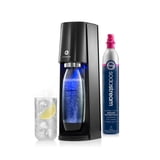 SodaStream, Sparkling Water Maker, E-Terra, Black, Includes CO2 and ...