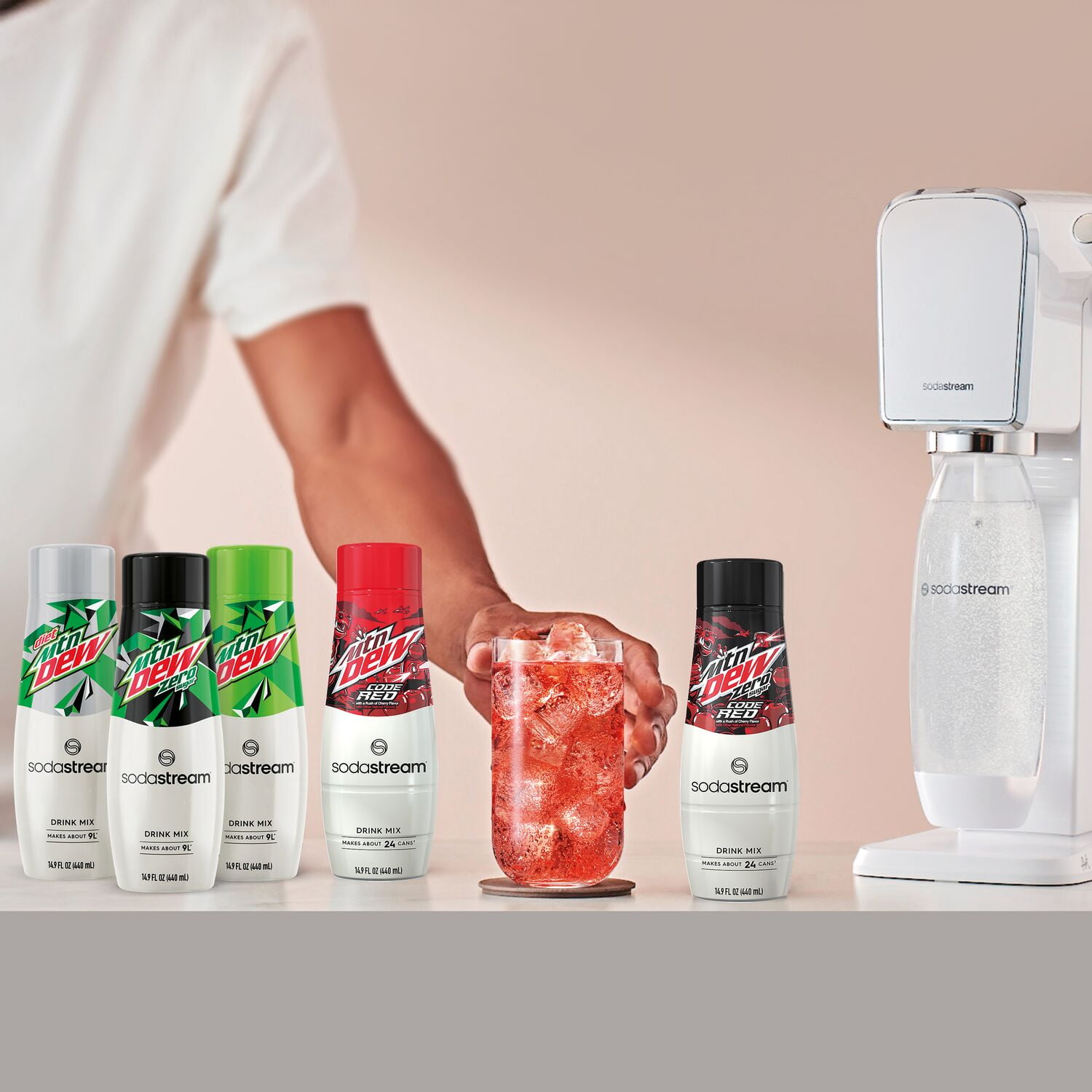 SodaStream® Mountain Dew® Code Red Zero Drink Mix - Walmart.com