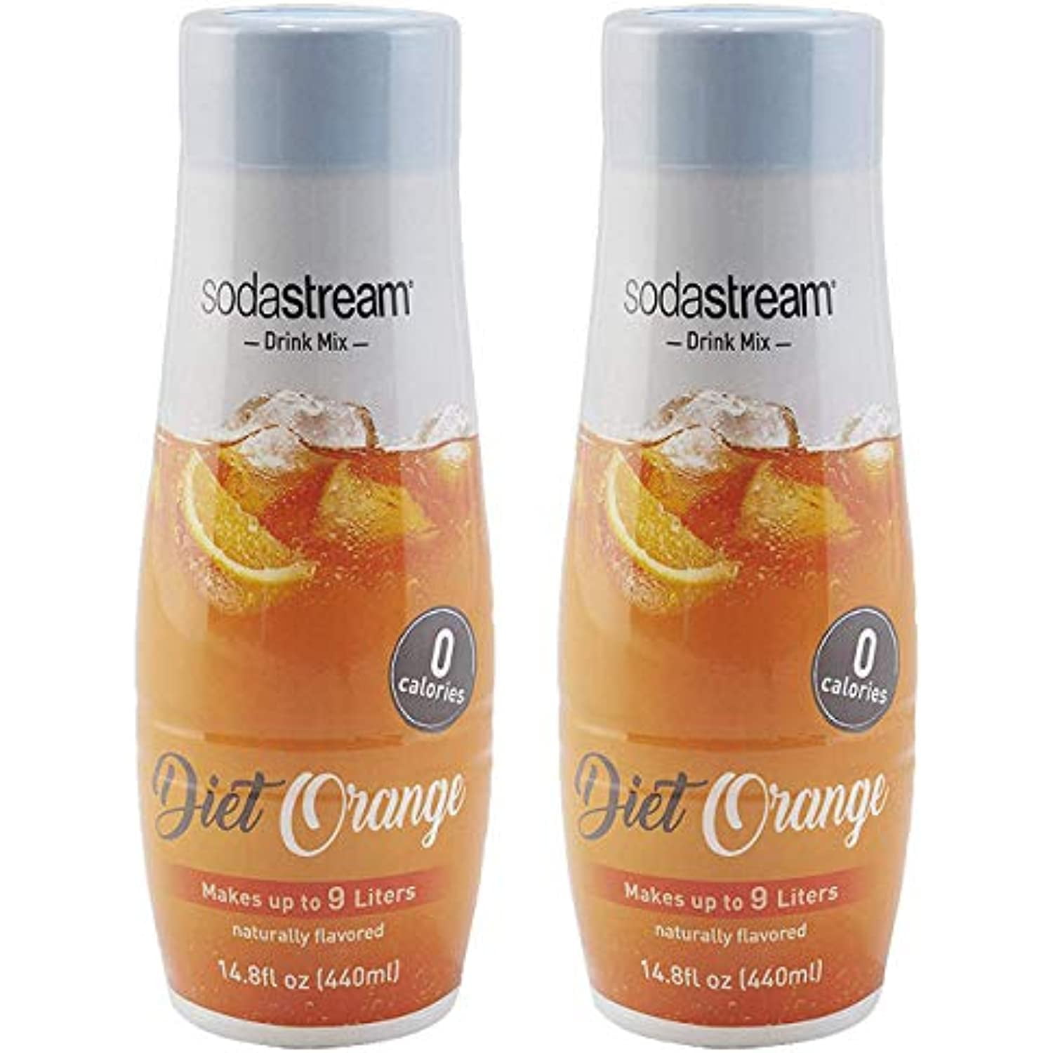 SodaStream Naturally Flavored Diet Orange Drink Mix, 14.8fl oz, Pack of ...