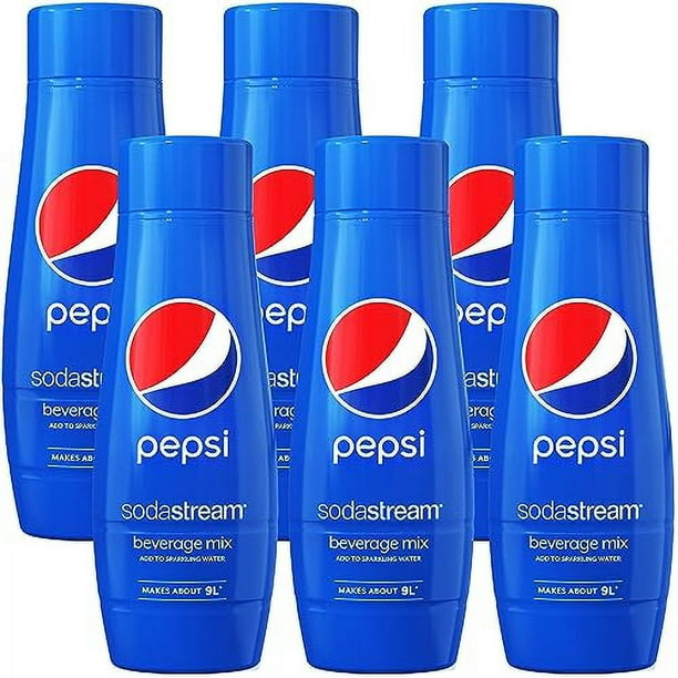 SodaStreamÂ® PepsiÂ® Beverage Mix .. .. (440ml, Pack of .. 6) - Walmart ...