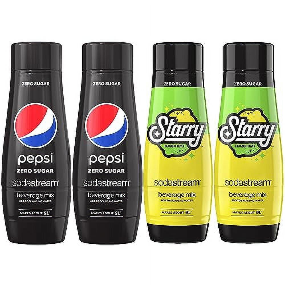 SodaStreamÂ® PepsiÂ® StarryÂ® Zero Sugar Beverage Mix Variety Pack ...