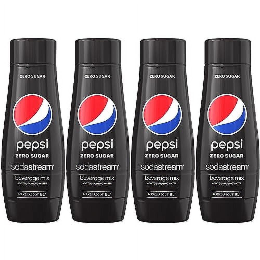SodaStreamÂ® PepsiÂ® Zero Sugar Beverage Mix 14.9 Fl Oz(Pack of 4 ...