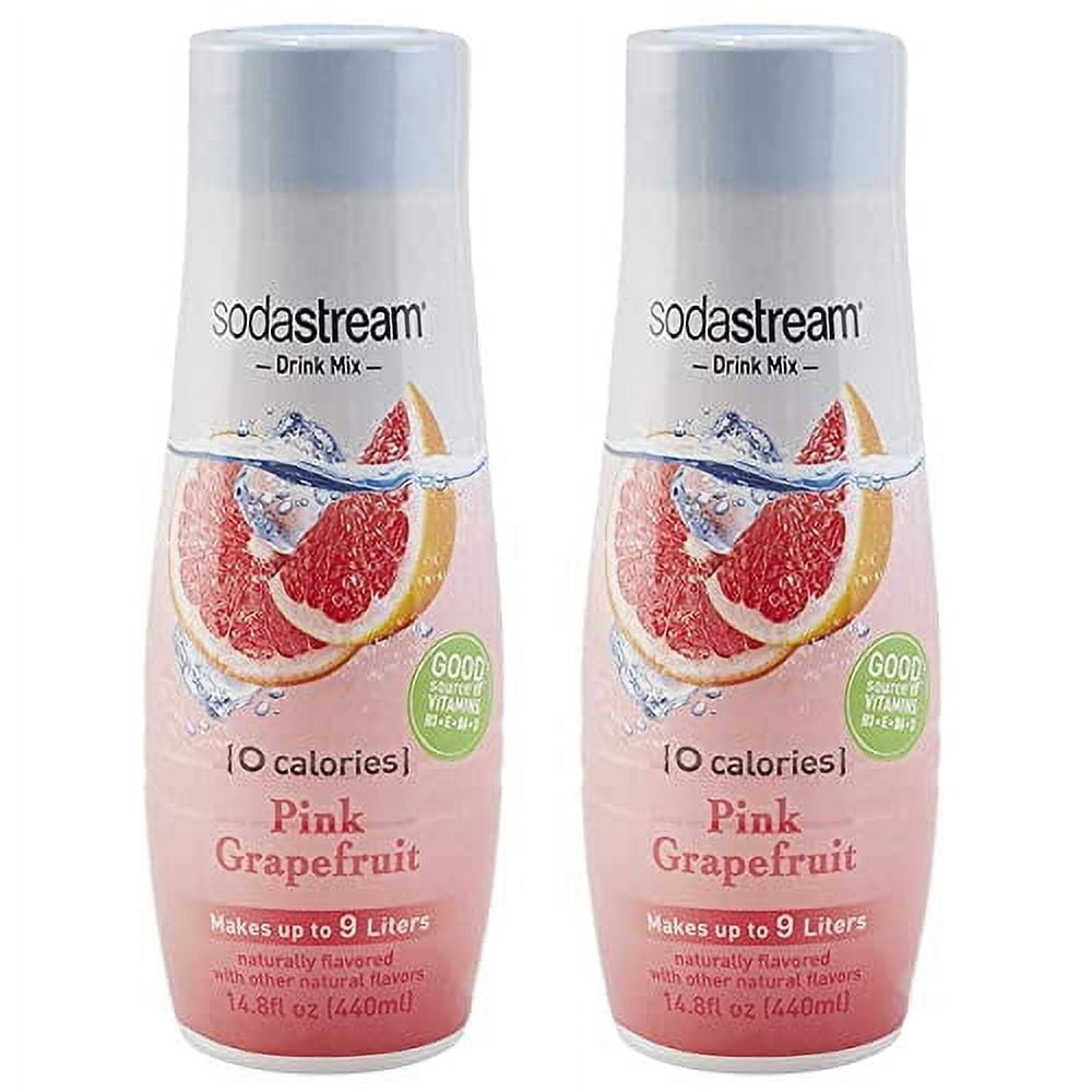 SodaStream Pink Grapefruit Zero Calorie, 14.8 Fl Oz (Pack Of 2 ...