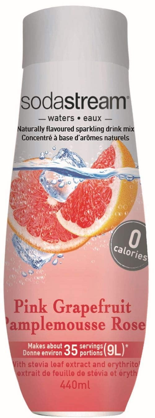 SodaStream Pink Grapefruit Zero Calorie Syrup, 14.8 Fluid Ounce ...