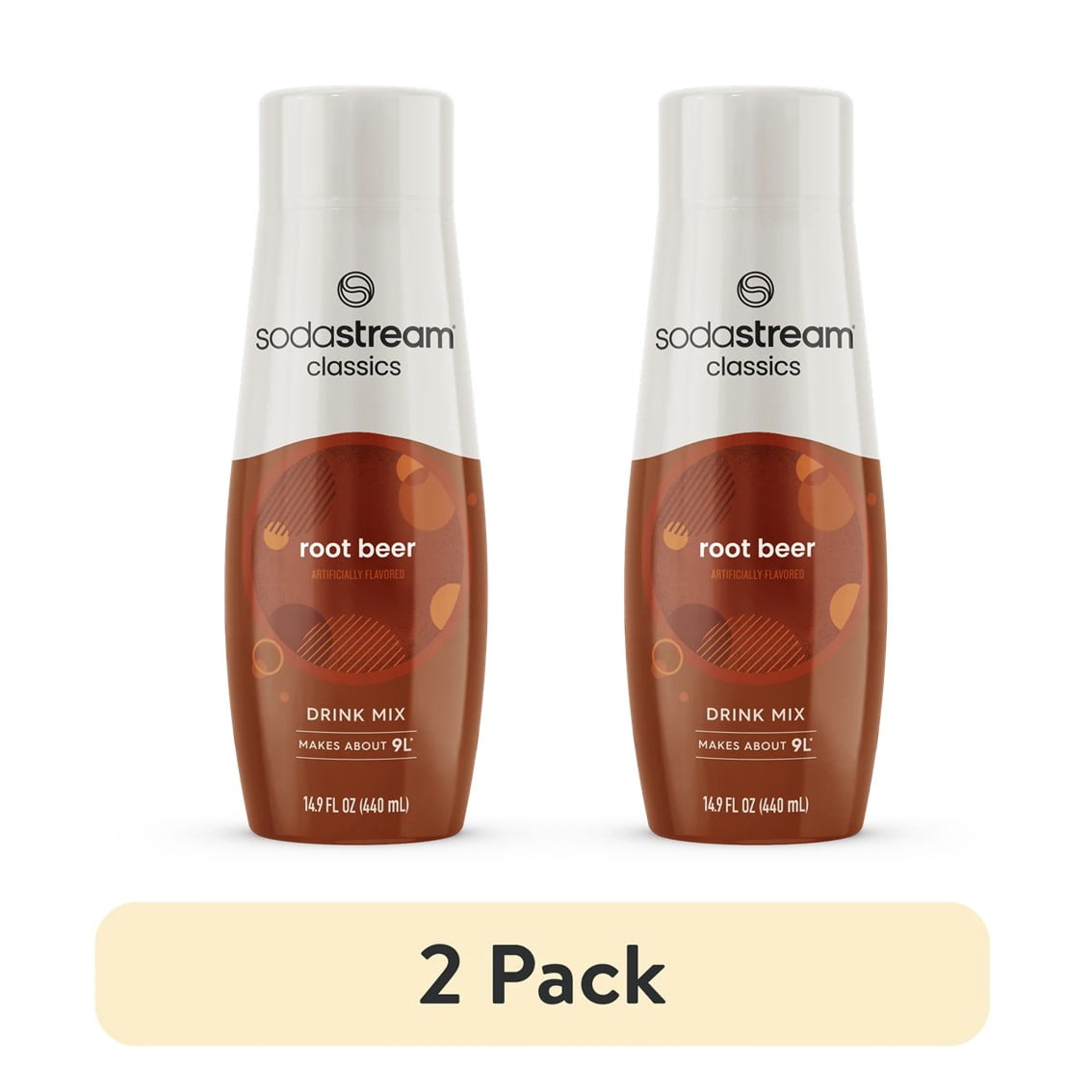 SodaStream Root Beer Mix, 14.8 fl oz. (Pack of 2) - Walmart.com