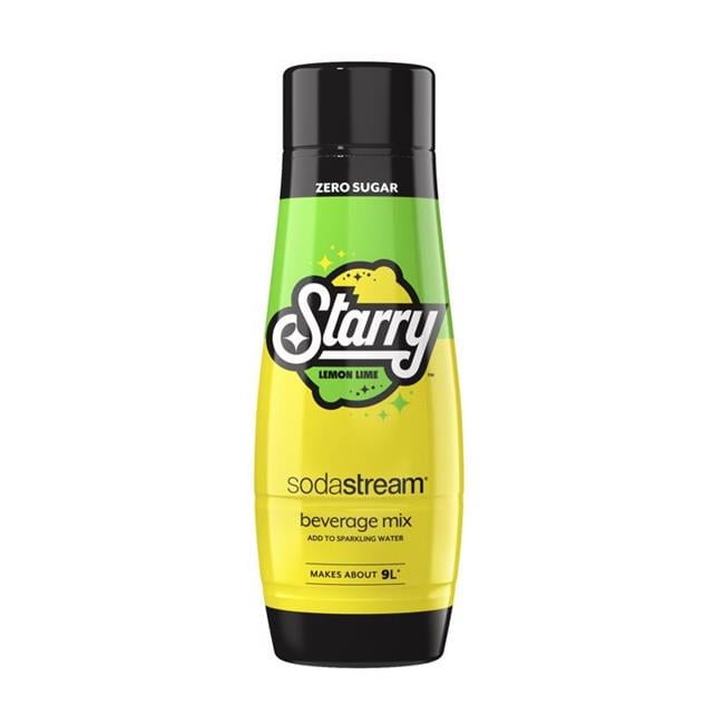 SodaStream Starry Lemon Lime Flavored Beverage Mix, 440ml, Makes 9L ...