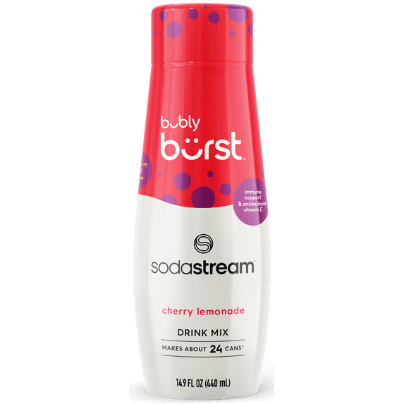 SodaStream bubly Cherry Lemonade - Refreshing Soda Flavor - Walmart.com