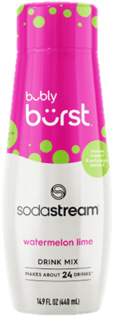 SodaStream Bubly Burst Watermelon Lime Flavor Mix, 14.9fl. oz ...