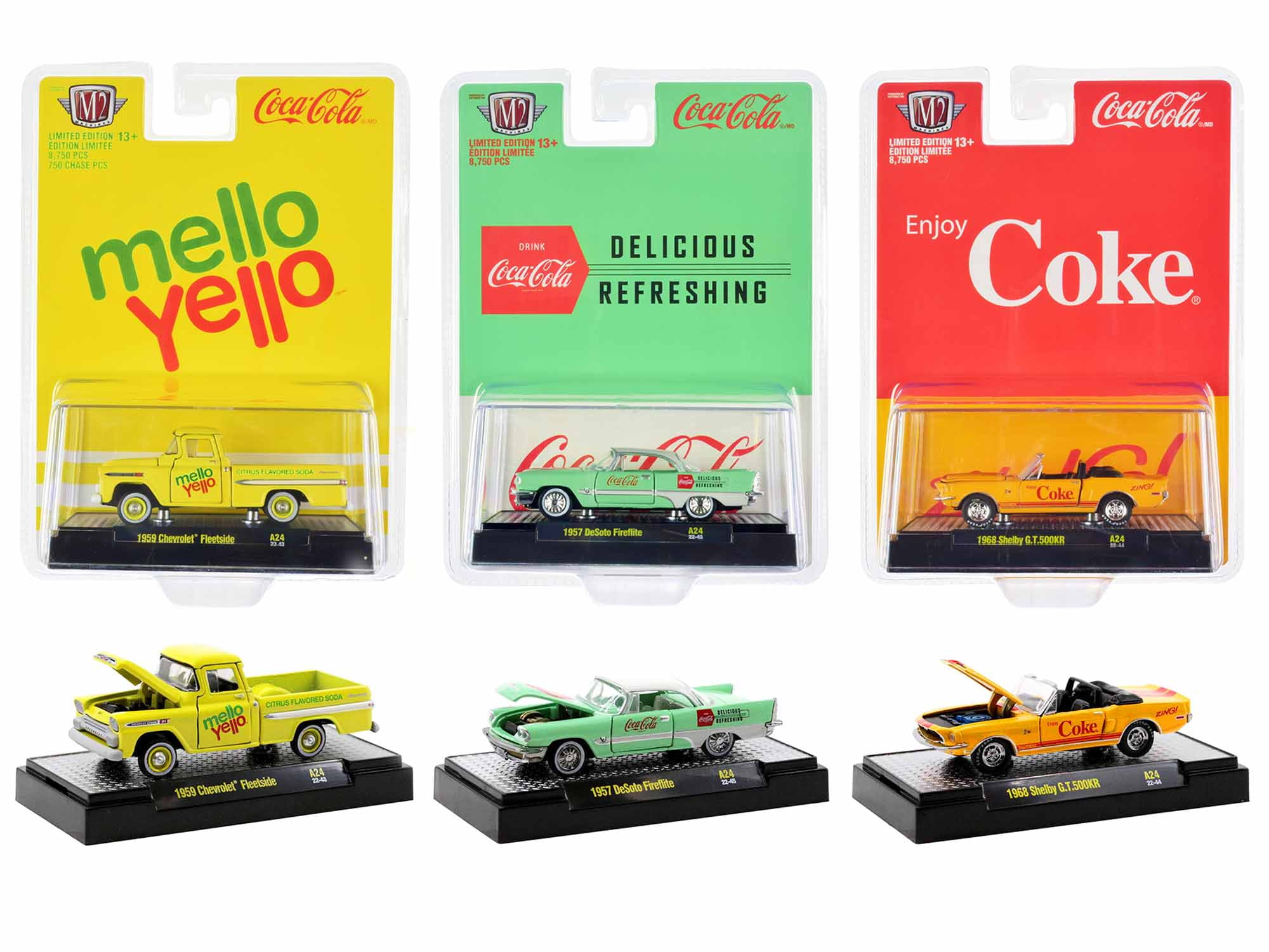 "Sodas" Set of 3 pieces Release 24 Limited Edition to 8750 pieces ...