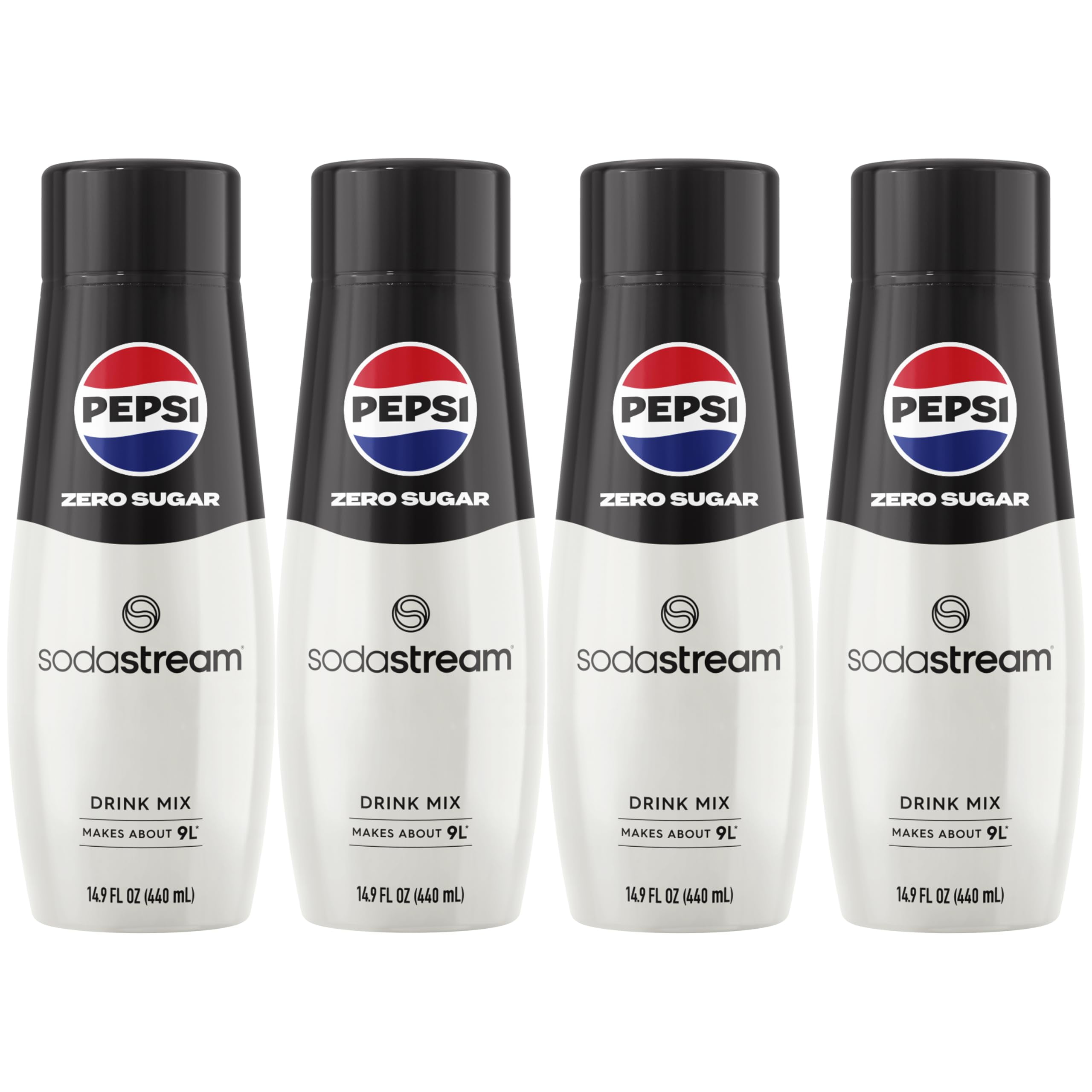Sodastream Pepsi Zero Sugar Beverage Mix 14.9 Fl Oz(Pack Of 4 ...