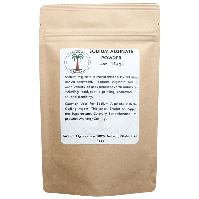 Sodium Alginate - Food Grade - 4 Ounces (113 Grams) - Walmart.com