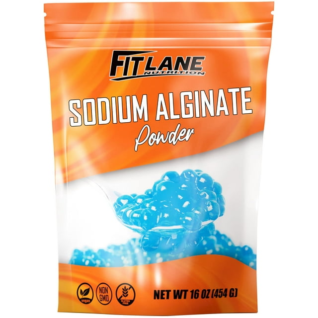 Sodium Alginate Powder 16 oz, Food AIS1 Grade Bulk Ingredient for ...