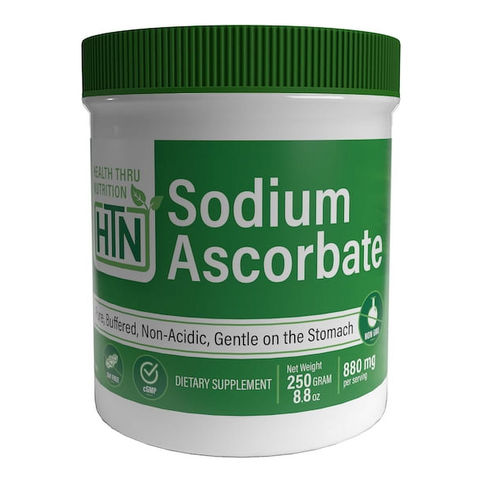 Sodium Ascorbate Powder (Buffered Vitamin-C) 250g Jar (NON-GMO) by ...