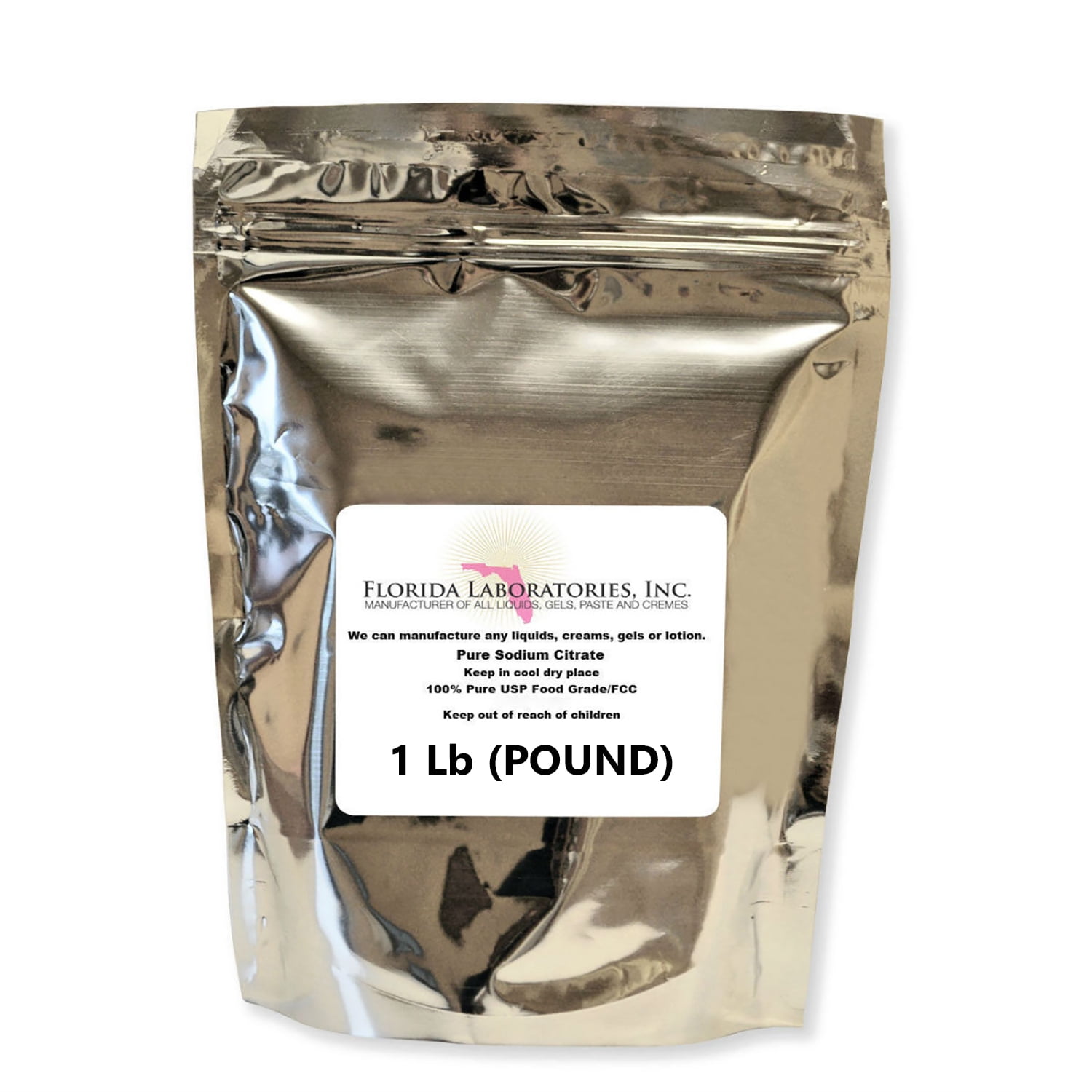 Sodium Citrate, 1Lb, TriSodium Citrate Dihydrate, USP/FCC Food Grade ...