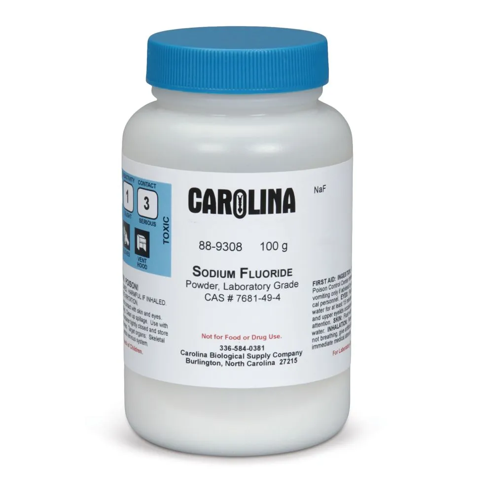 Sodium Fluoride, Powder, Laboratory Grade, 100 G - Walmart.com
