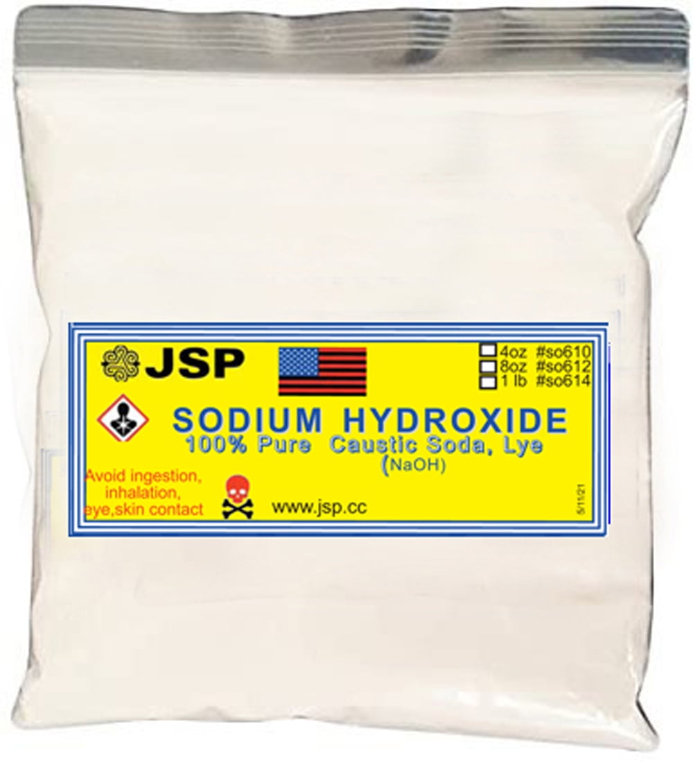 JSP Sodium Hydroxide, 4 oz - Walmart.com