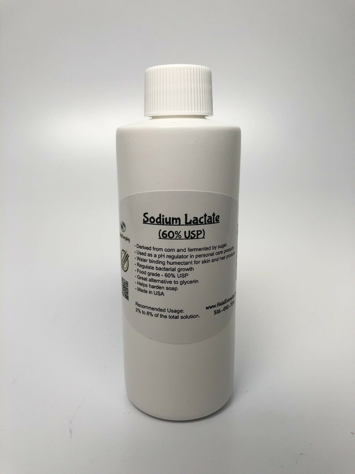 Sodium Lactate - For broad spectrum preservatives -4oz - used in ...