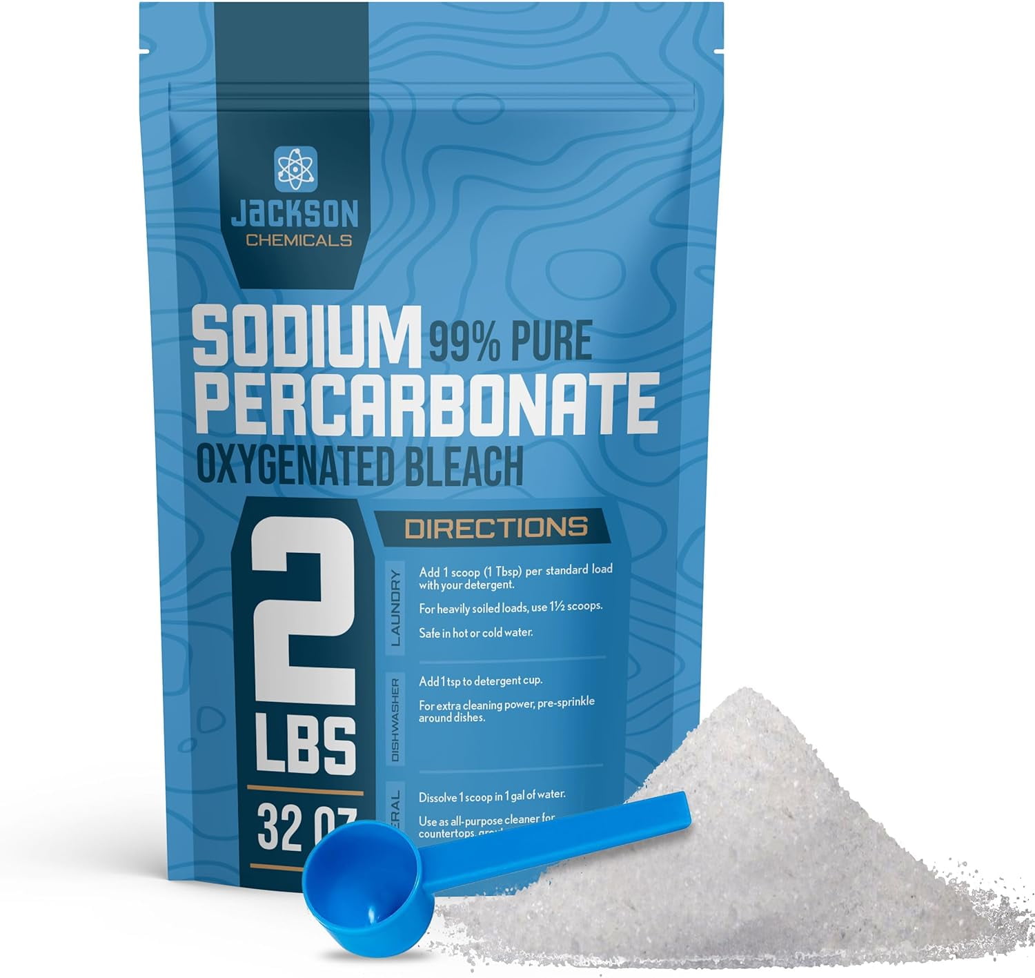 Sodium Percarbonate 2 lb – Chlorine-Free Laundry Booster, Eco-Friendly ...