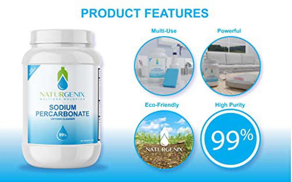 Sodium Percarbonate Powder 99% Purity - Oxygen Bleach, Hydrogen ...