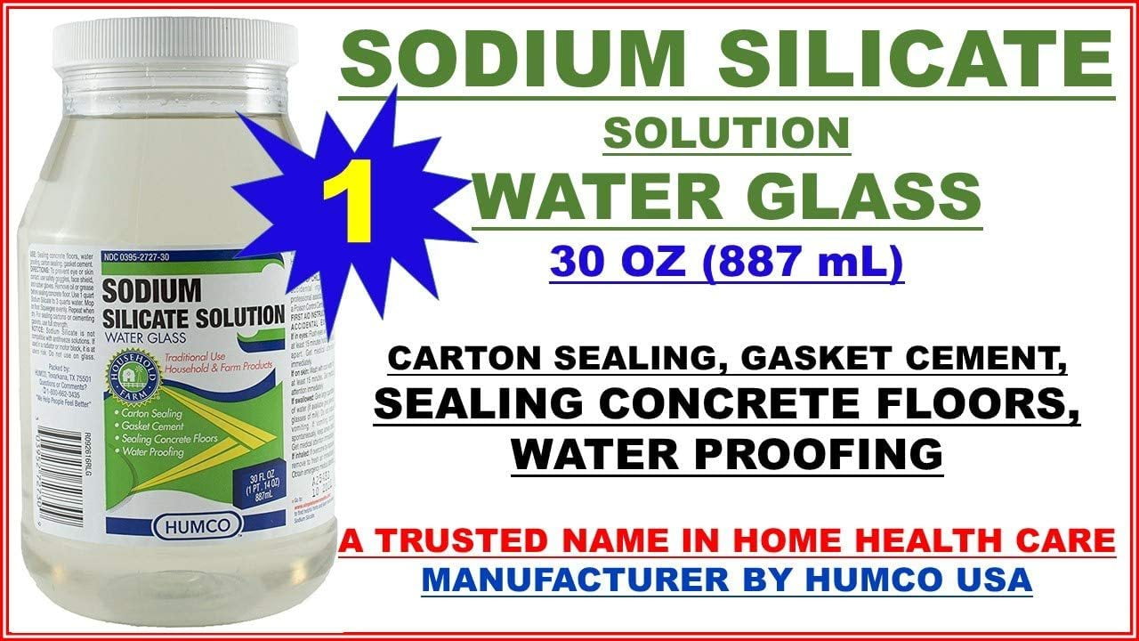 Sodium Silicate Freezable Solution, 40%, 30oz Per Jar - Walmart.com