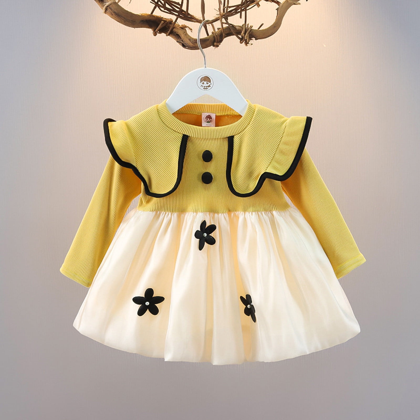 Sodopo Cute Young Children with Clothes Girl Velvet With Bow Collar ...