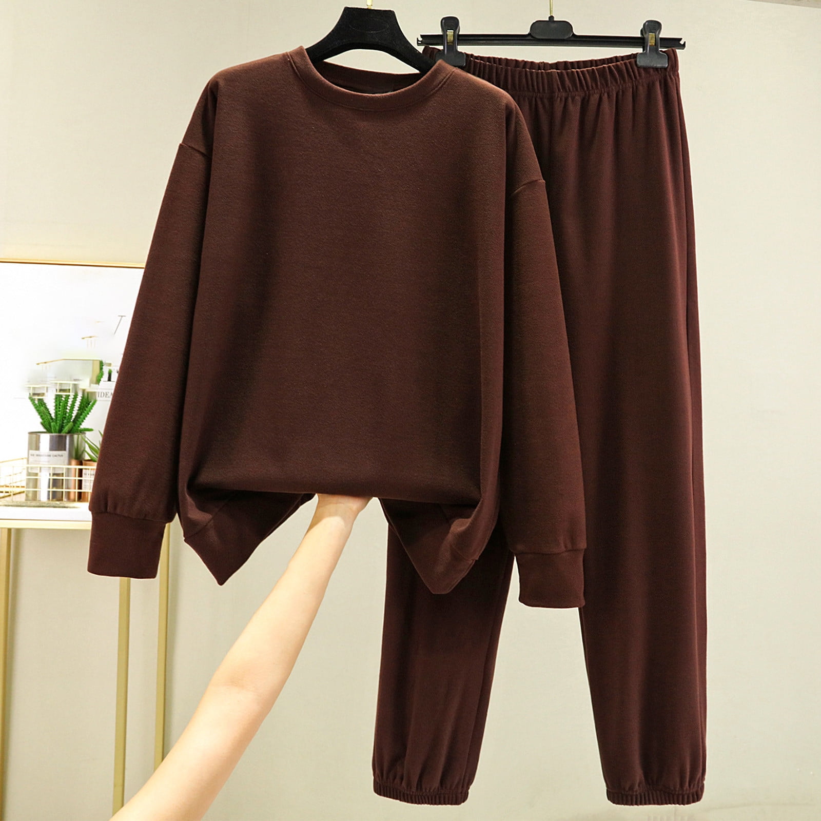 Sodopo Lounge Wear for Women 2 Piece Set Women's Sweater and Pants Set ...
