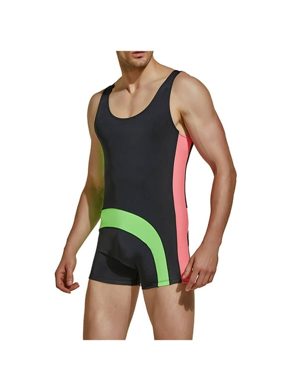 Mens One Piece Swimsuit