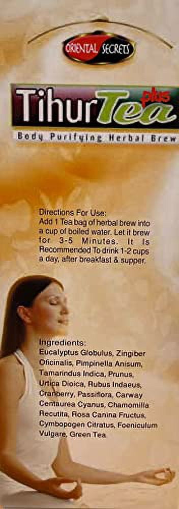 Sodot Hamizrach Kosher Tihur Tea Plus with Green Tea Body Purifying ...