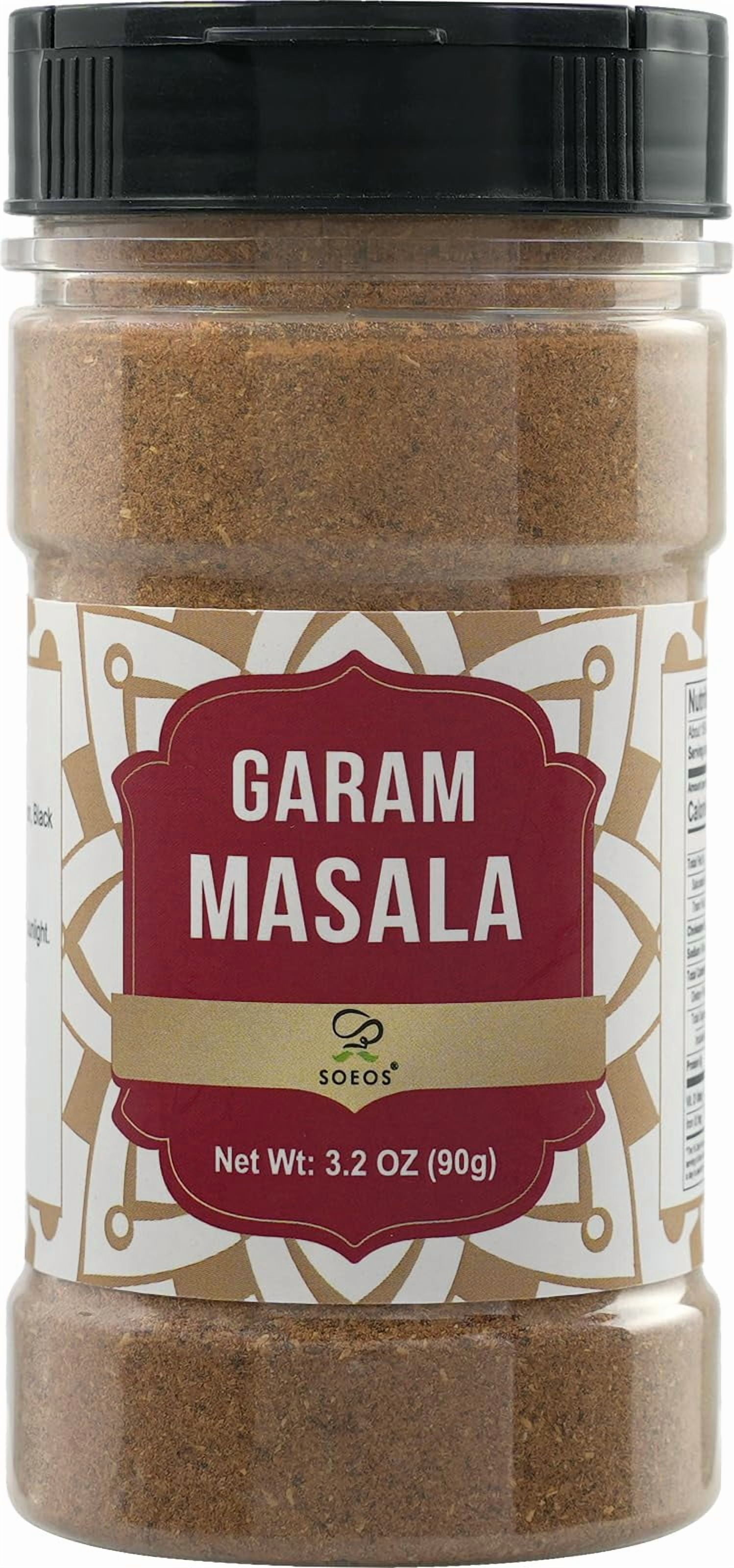 Soeos Garam Masala, 3.2 oz MDA05 (90g), Garam Masala Spice Powder, All ...