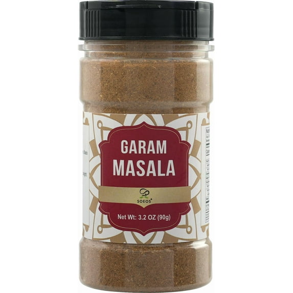 Soeos Garam Masala, 3.2 oz MDA05 (90g), Garam Masala Spice Powder, All ...