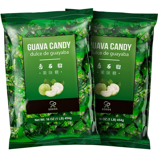 Soeos Guava Candy (32Oz), Guava Hard Candy, Guava Asian Candy, Guava ...