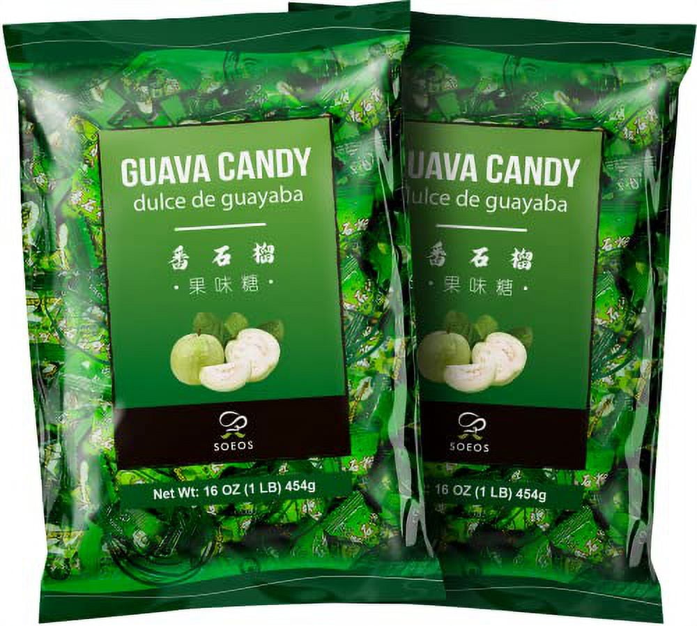 Soeos Guava Candy, Classic Series Chinese Guava Hard Candy, 32 oz (Pack ...