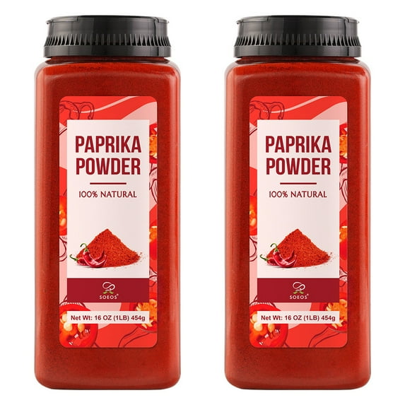 Soeos Paprika Powder, 16 oz, 2 Packs, Total of 32 oz - Walmart.com