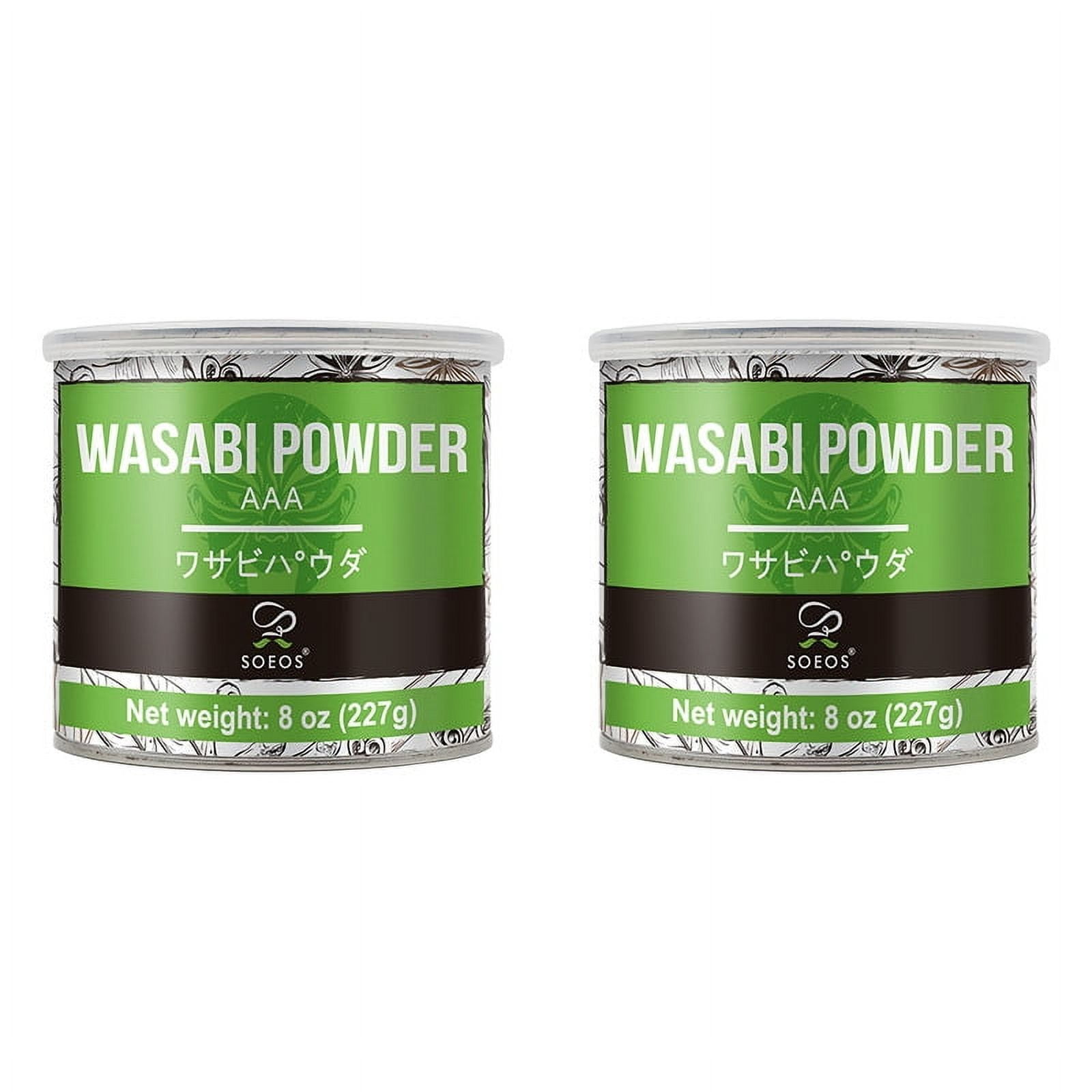 Soeos Premium Wasabi Powder, 16 oz Total, Pack of 2 - Walmart.com