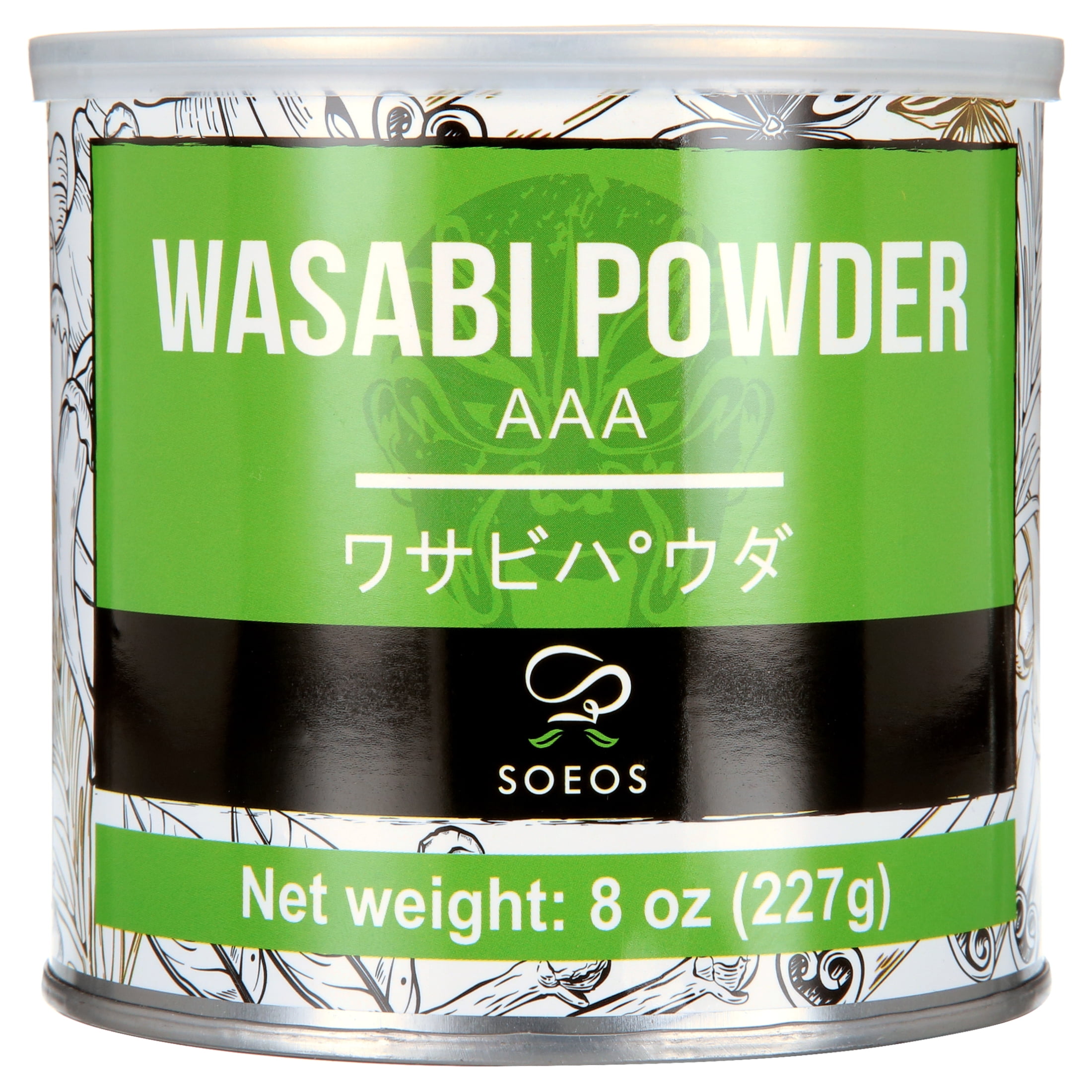 Soeos Premium Wasabi Powder 8oz (227g), Grade AAA Powder - Walmart.com