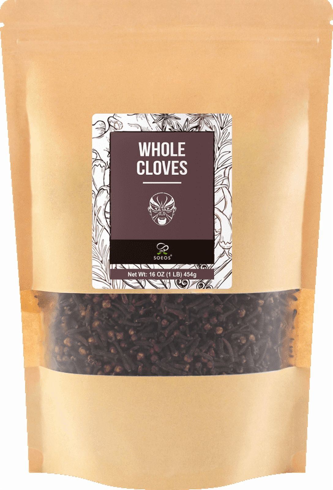 Soeos Whole Cloves 16 oz (1 lb), Fresh Hand Picked Cloves, Great for ...