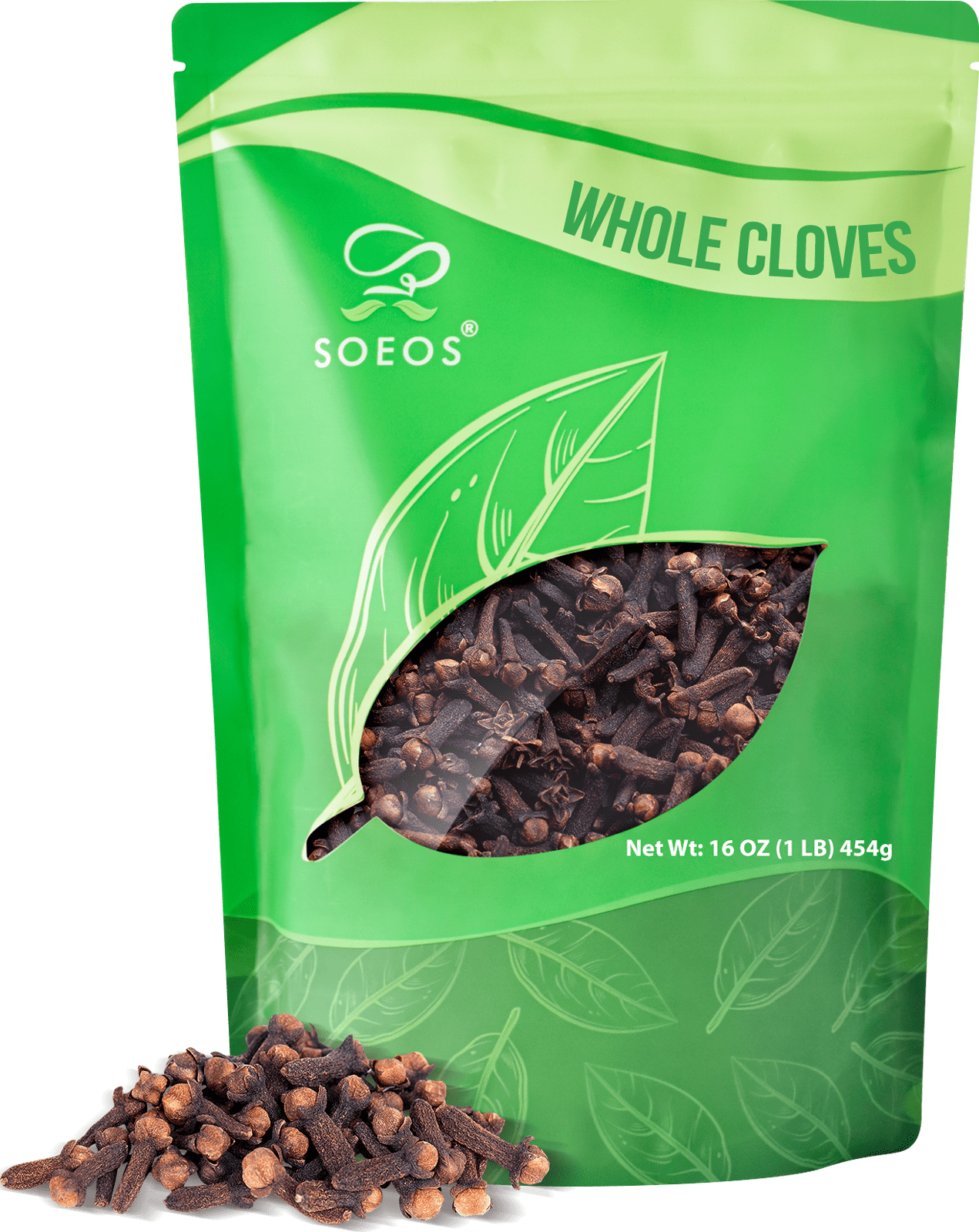 Soeos whole cloves, 16oz/1 lb, kraft bag, premium grade - Walmart.com