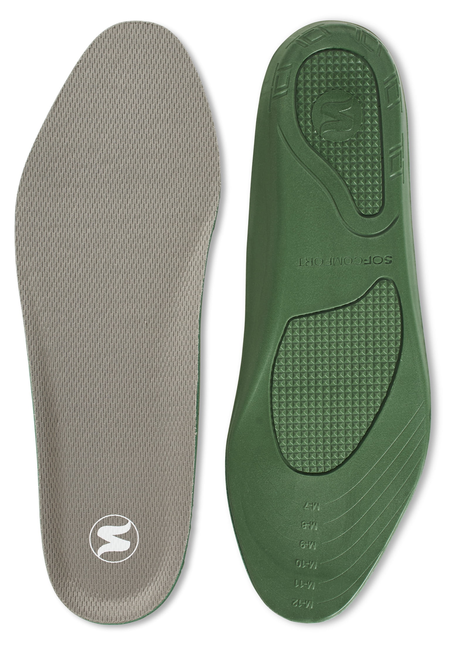 Sof Comfort Memory Foam Insole Men's 7-13, Trim-to-Fit - Walmart.com