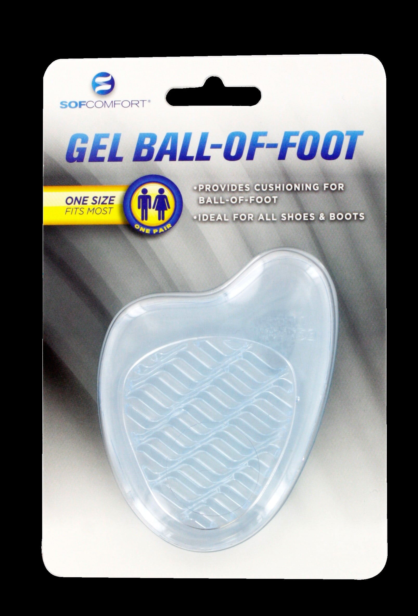 Sof Comfort Gel Ball of Foot Cushion One Size - Walmart.com