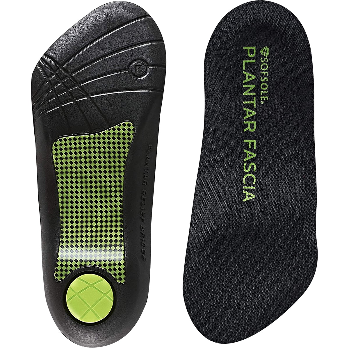 Sof Sole 3/4 Length Plantar Fascia Orthotic Shoe Insoles - Women's 5-11 ...