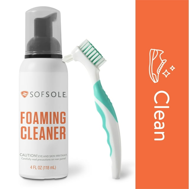 Sof Sole Foaming Shoe Cleaner Kit 4 oz - Walmart.com
