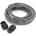 Sof Sole Reflective Lock-In Stretch Laces, Black, 1 Pair - Walmart.com