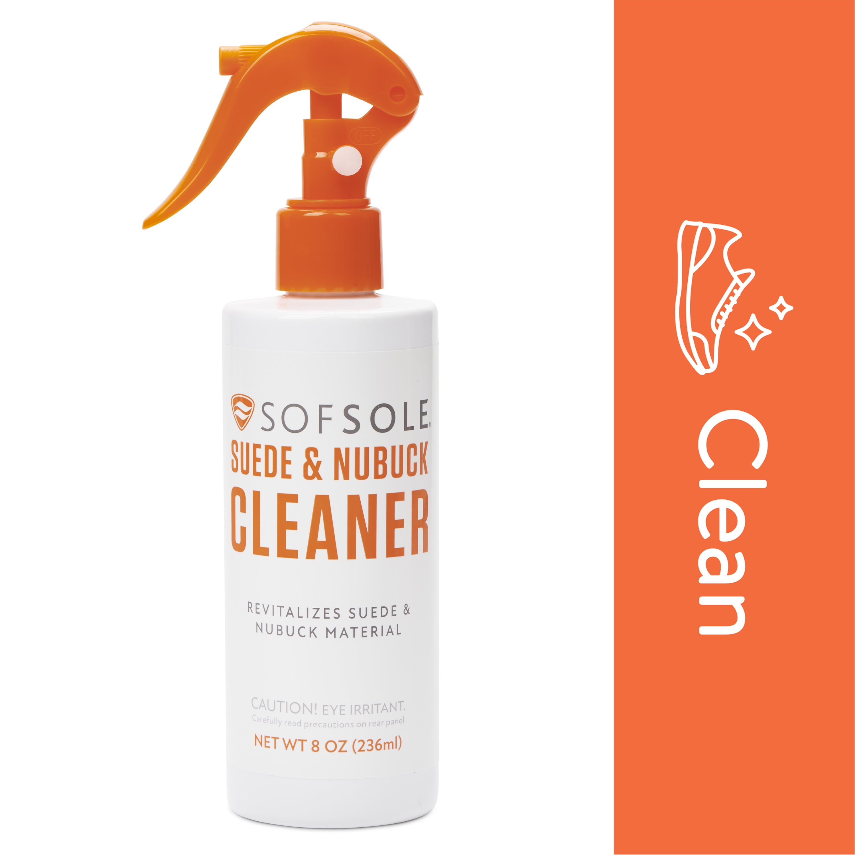 Sof Sole Suede & Nubuck Cleaner Trigger Spray 8 oz - Walmart.com
